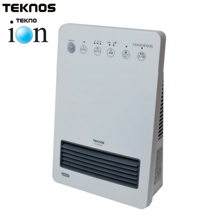 TEKNOS テクノス 人感センサー付きセラミック ヒーター(テクノイオン) 1200W,600W TSI-M2200 暖房 冬 部屋 室内 あったか 冬物 ｜ リコメン堂インテリア館【公式 ...